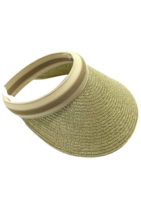 Gold Visor – The Fancy Mom